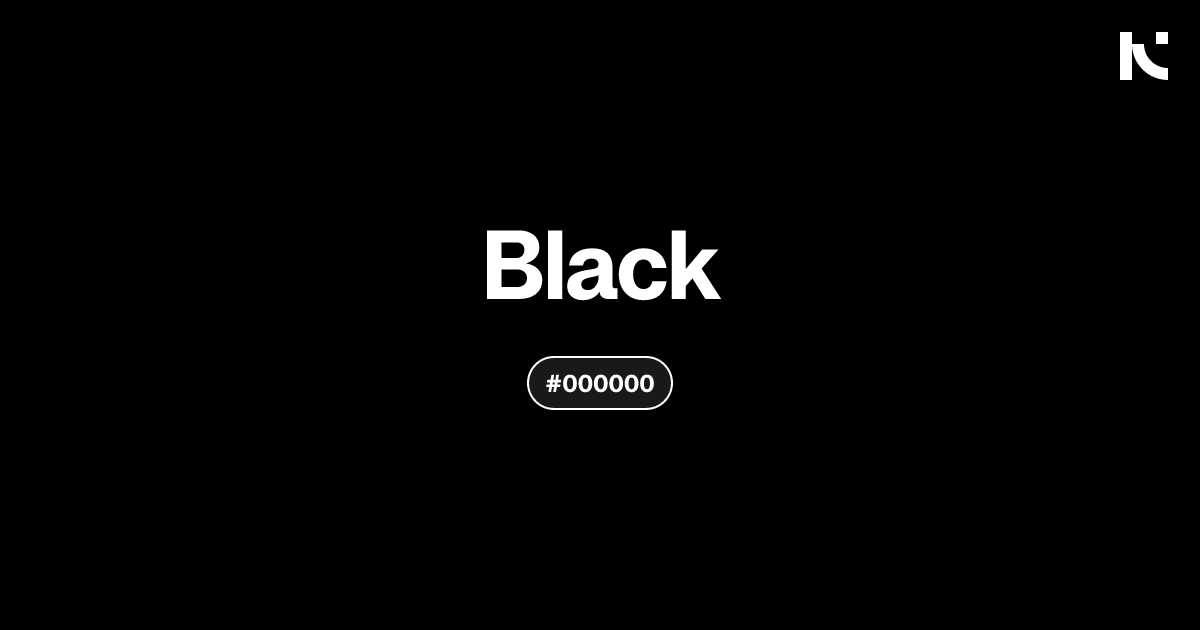 Black | color meaning, hex code, palettes, images