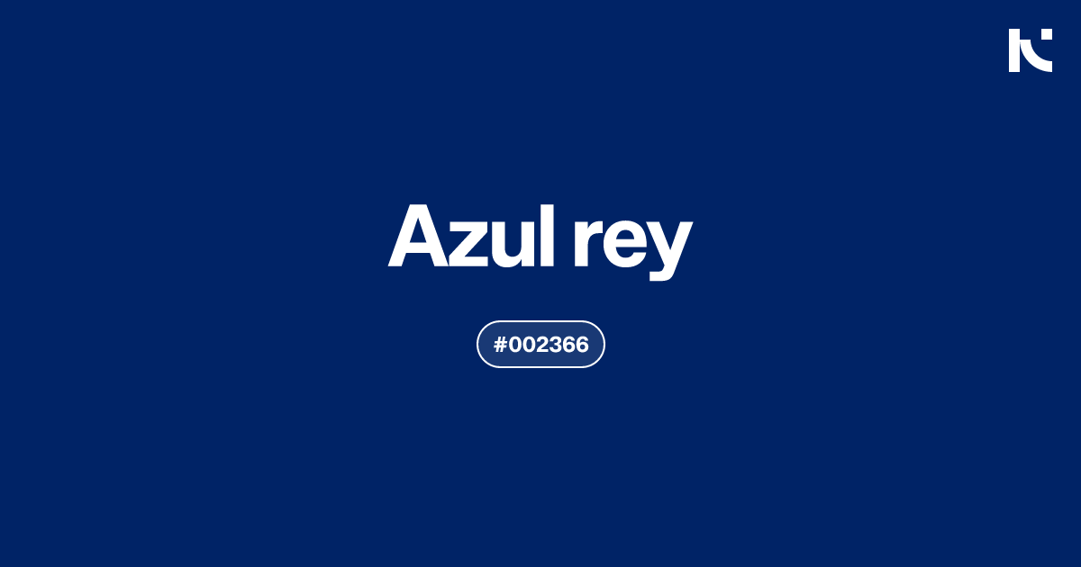 Azul rey | color meaning, hex code, palettes, images
