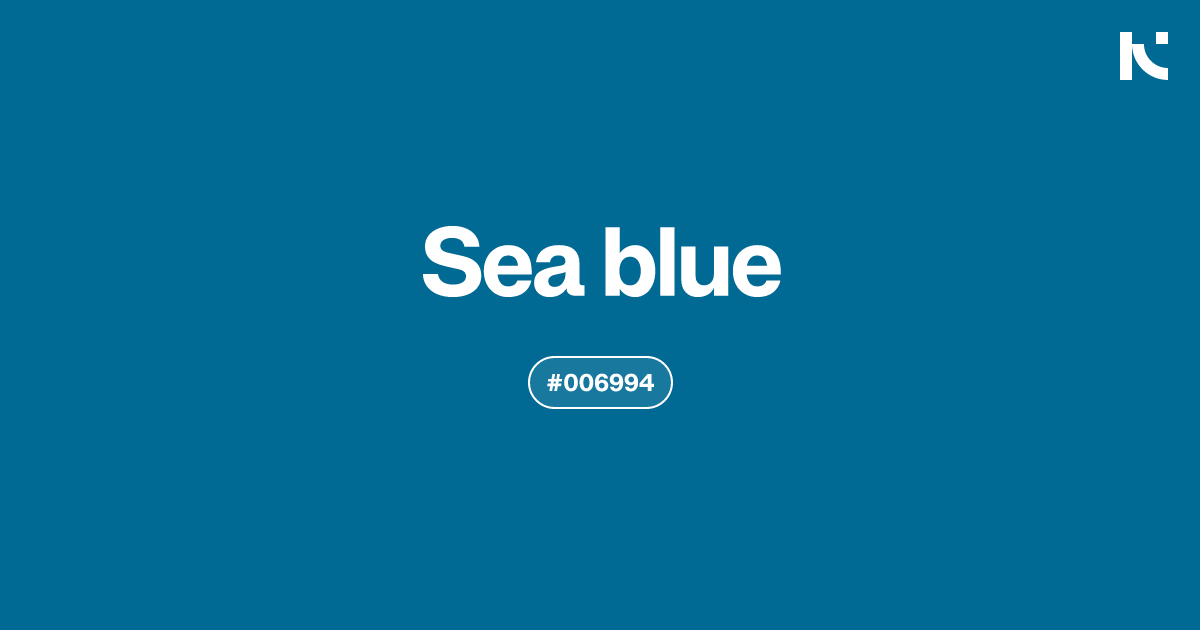 Sea blue | color meaning, hex code, palettes, images