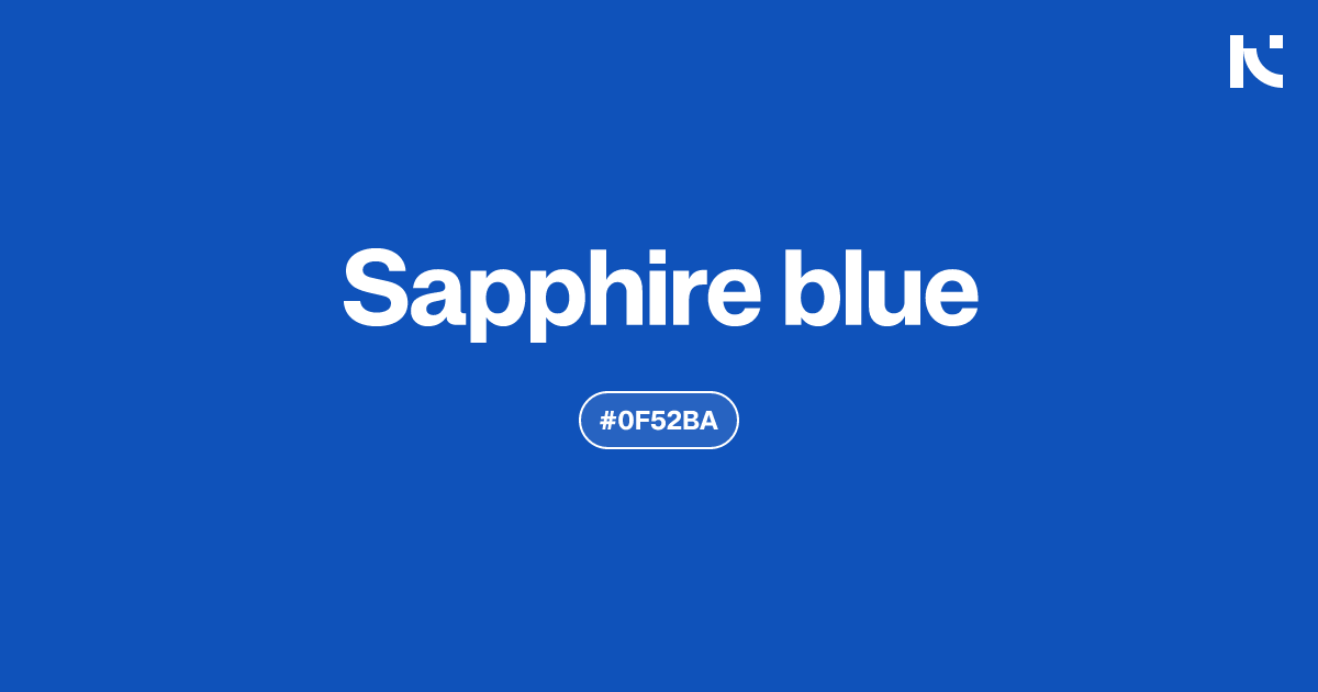 Sapphire blue | color meaning, hex code, palettes, images