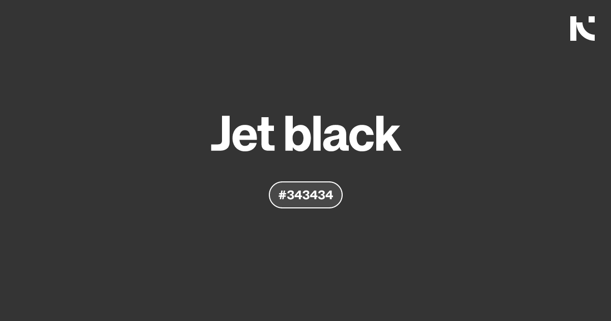 Jet black | color meaning, hex code, palettes, images