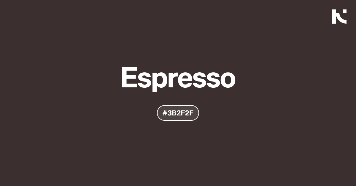 Espresso | color meaning, hex code, palettes, images