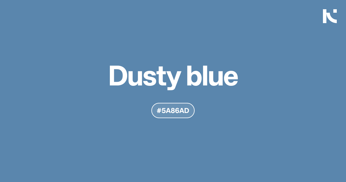 Dusty blue | color meaning, hex code, palettes, images