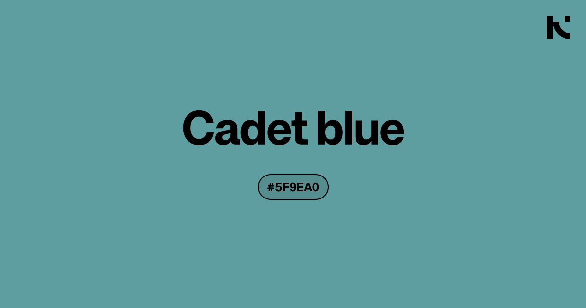 Cadet blue | color meaning, hex code, palettes, images