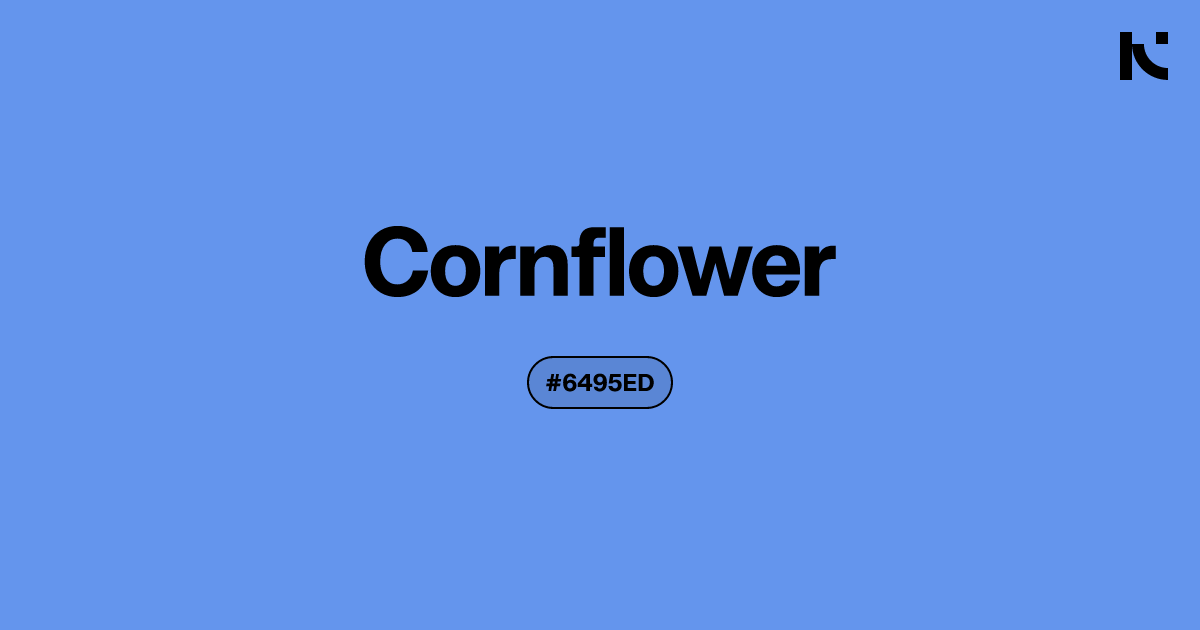 Cornflower | color meaning, hex code, palettes, images