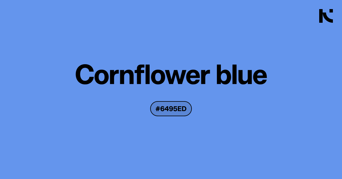Cornflower blue | color meaning, hex code, palettes, images