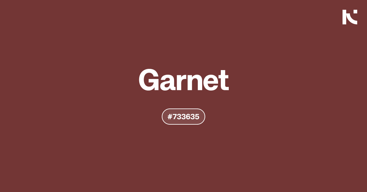 Garnet | color meaning, hex code, palettes, images