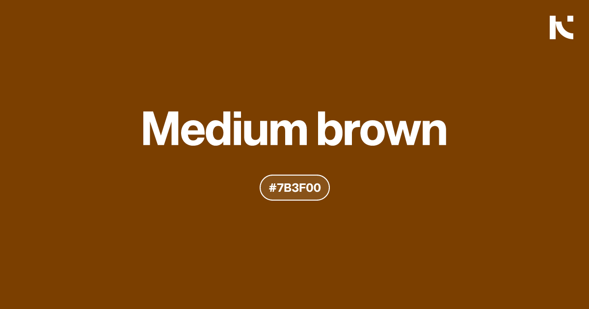 Medium brown | color meaning, hex code, palettes, images