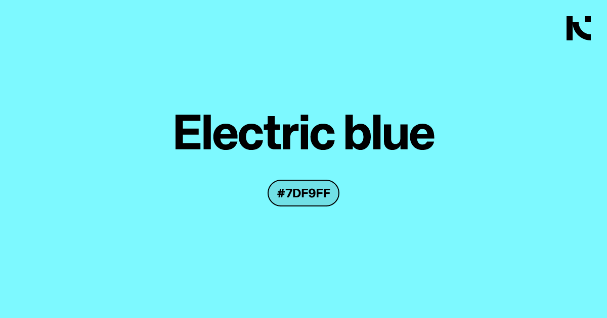 Electric blue | color meaning, hex code, palettes, images