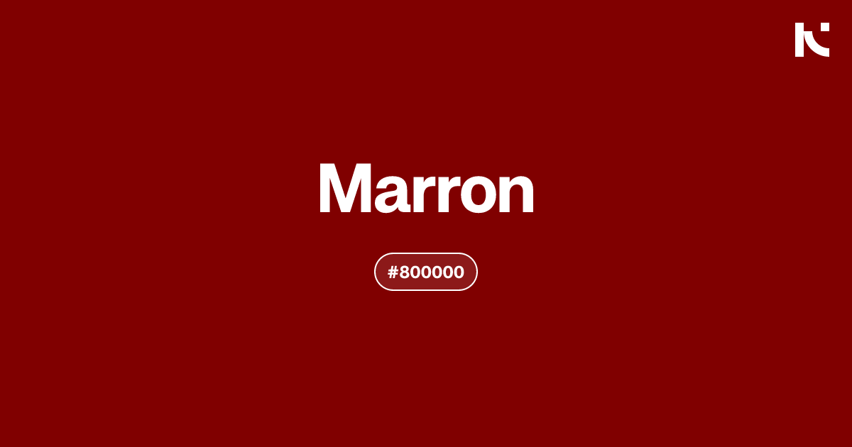 Marron | color meaning, hex code, palettes, images