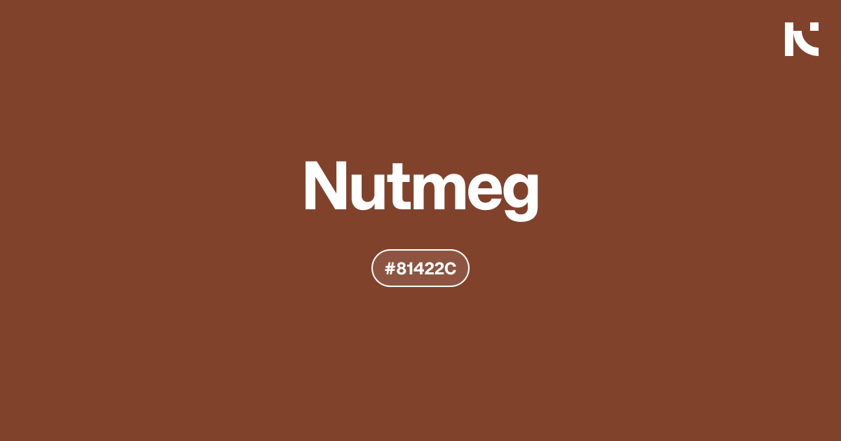 Nutmeg | color meaning, hex code, palettes, images