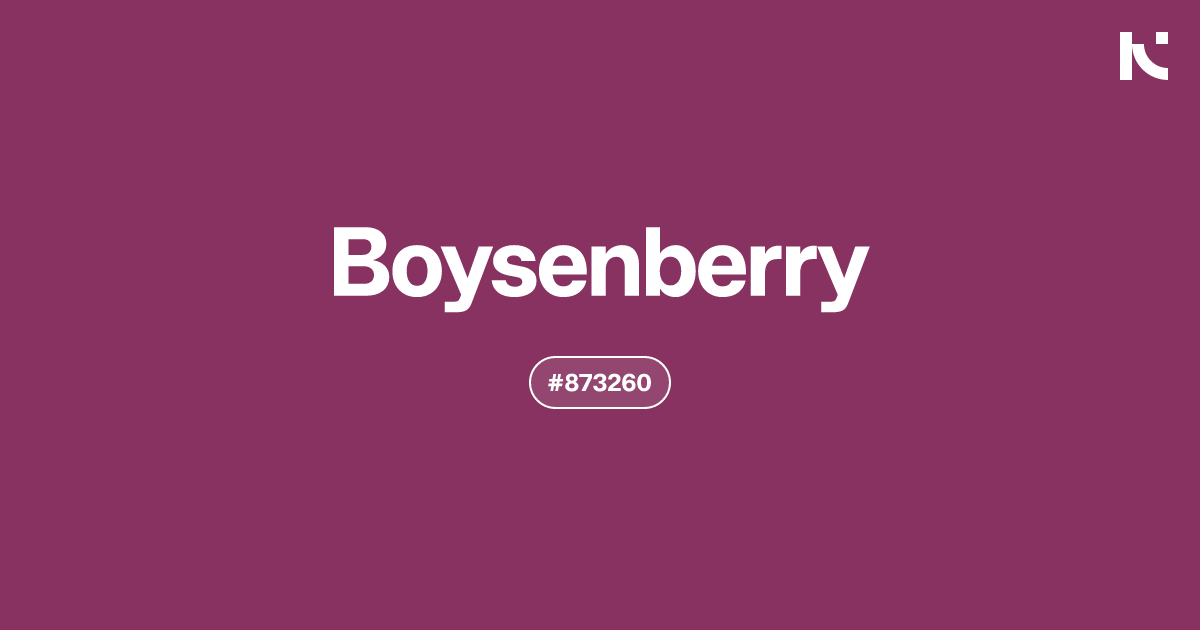 Boysenberry | color meaning, hex code, palettes, images