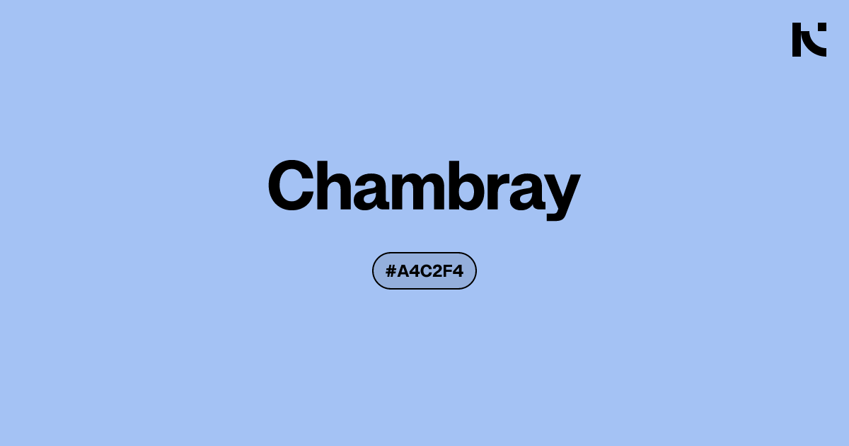Chambray | color meaning, hex code, palettes, images