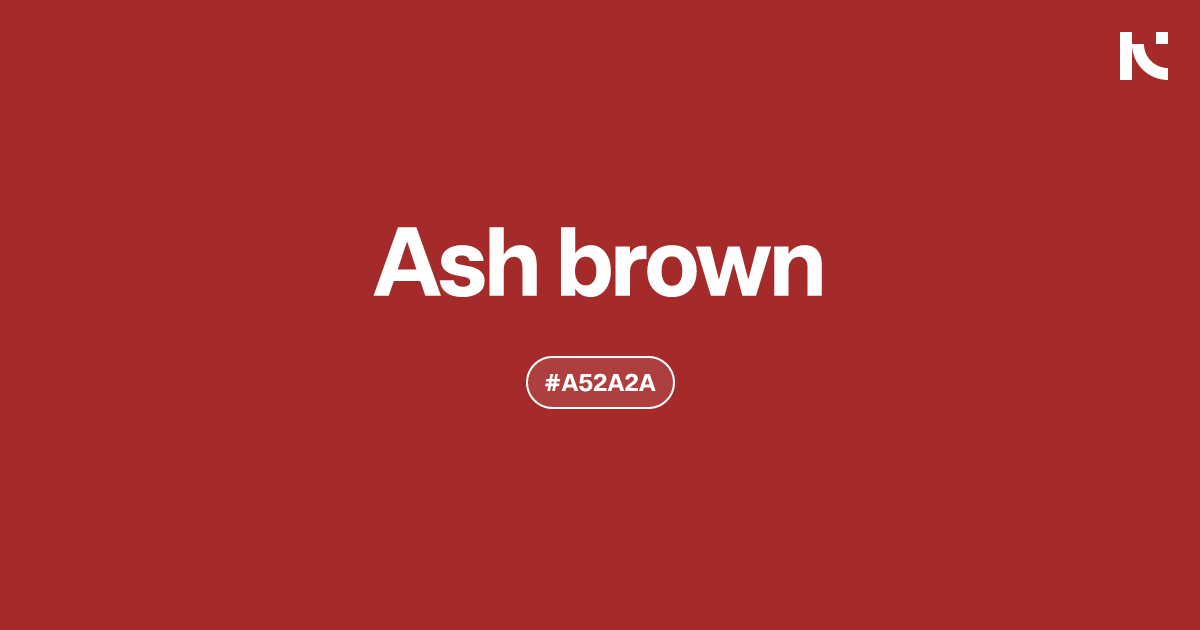 Ash brown | color meaning, hex code, palettes, images