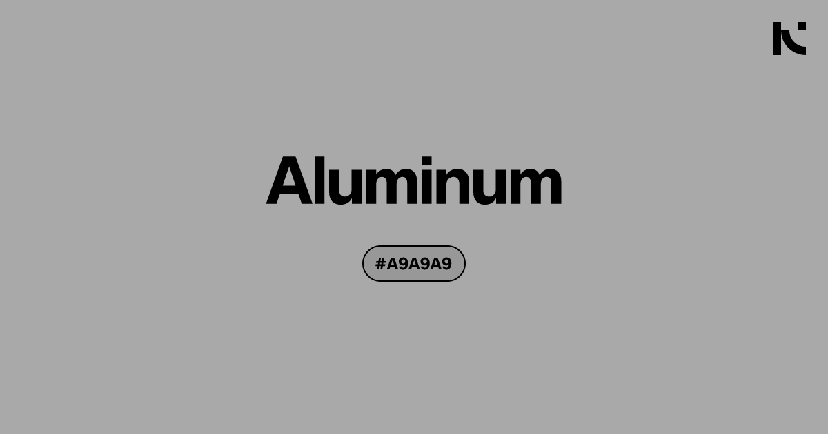 Aluminum | color meaning, hex code, palettes, images