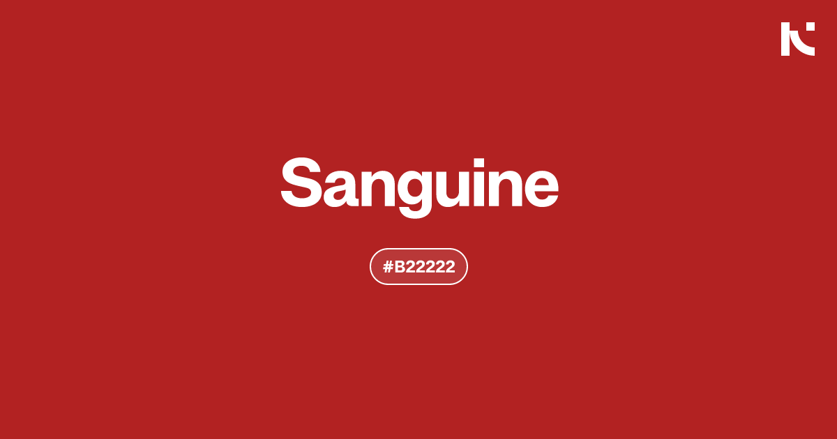 Sanguine | color meaning, hex code, palettes, images