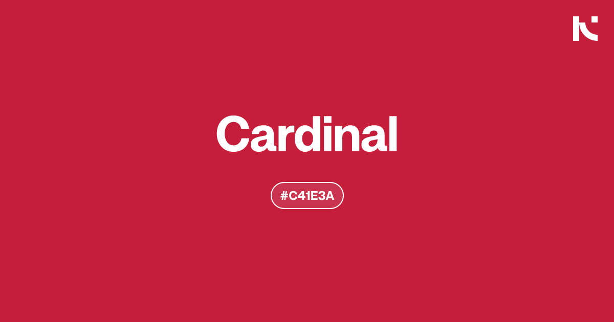 Cardinal | color meaning, hex code, palettes, images