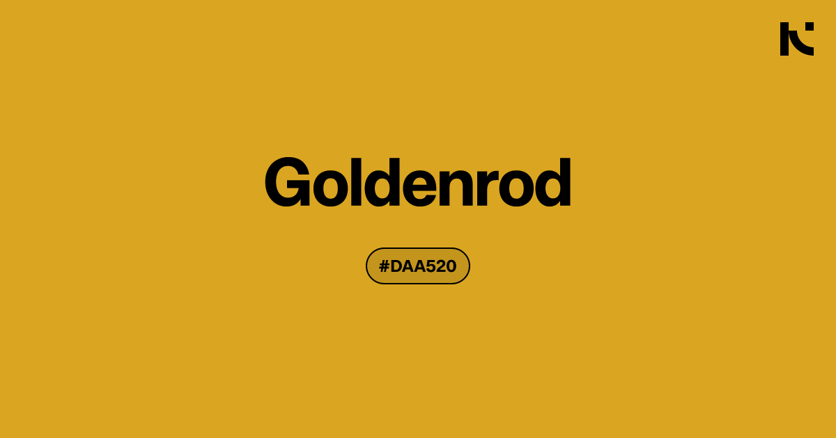 Goldenrod | color meaning, hex code, palettes, images