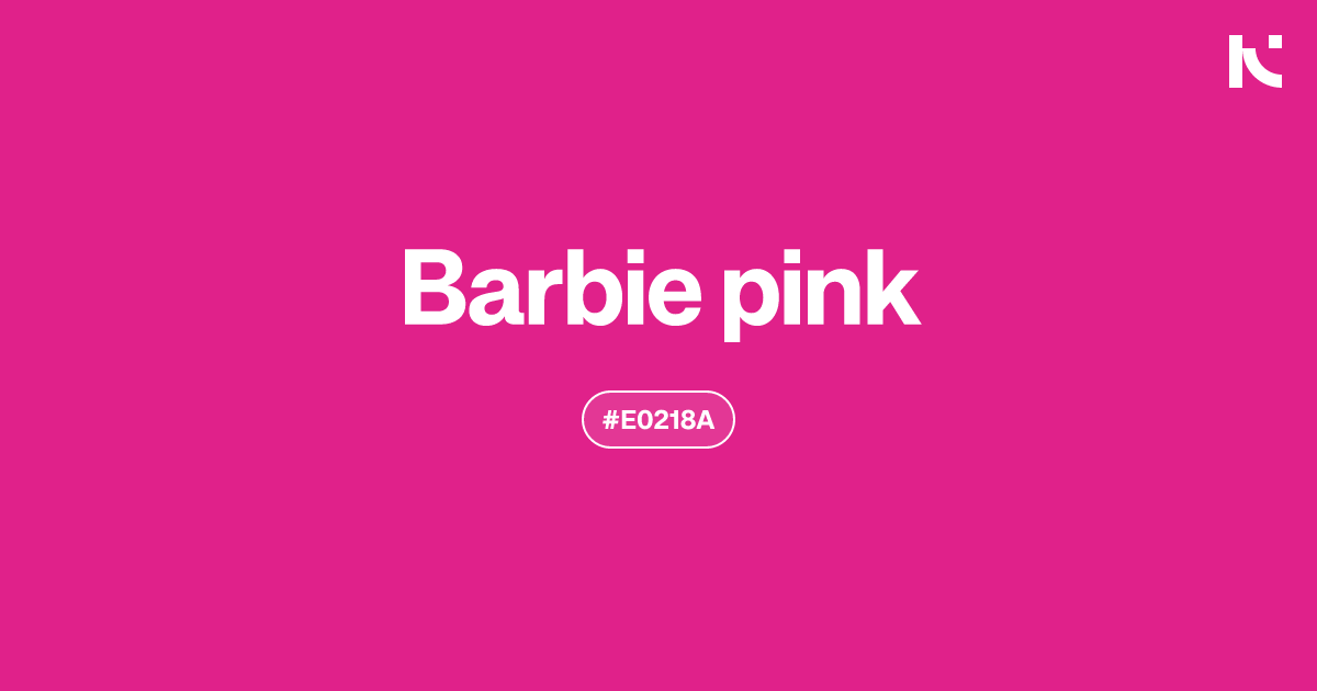 Barbie pink | color meaning, hex code, palettes, images