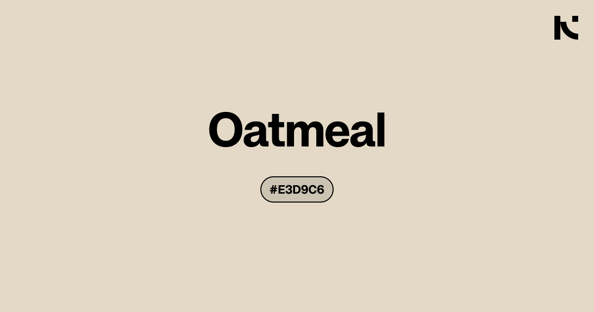 Oatmeal | color meaning, hex code, palettes, images