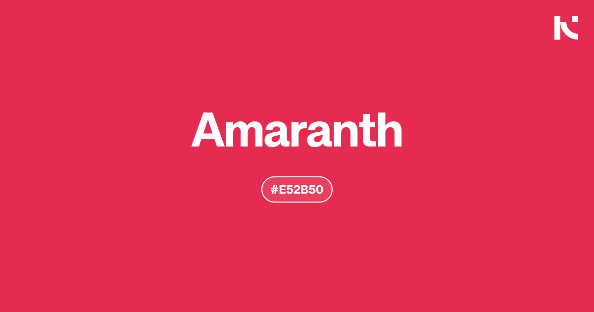 Amaranth | color meaning, hex code, palettes, images