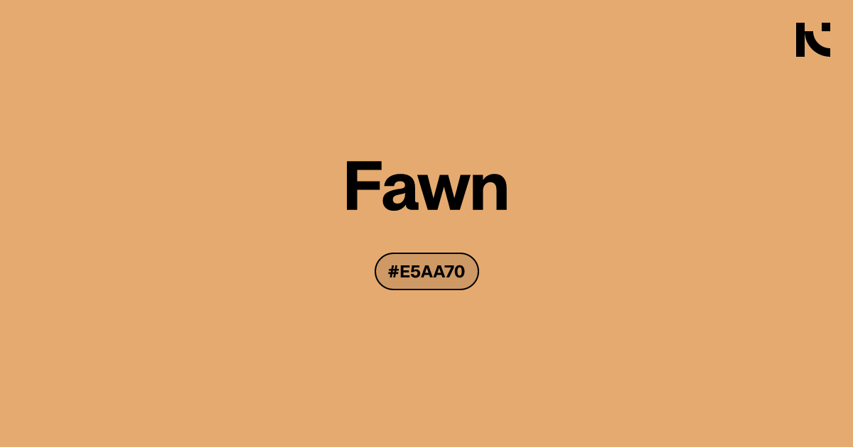 Fawn | color meaning, hex code, palettes, images