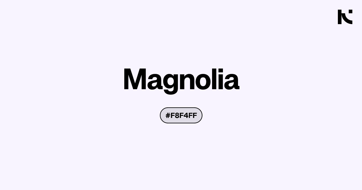 Magnolia | color meaning, hex code, palettes, images