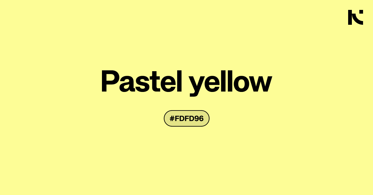 Pastel yellow | color meaning, hex code, palettes, images