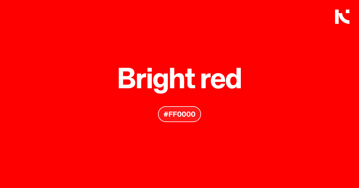 Bright red | color meaning, hex code, palettes, images