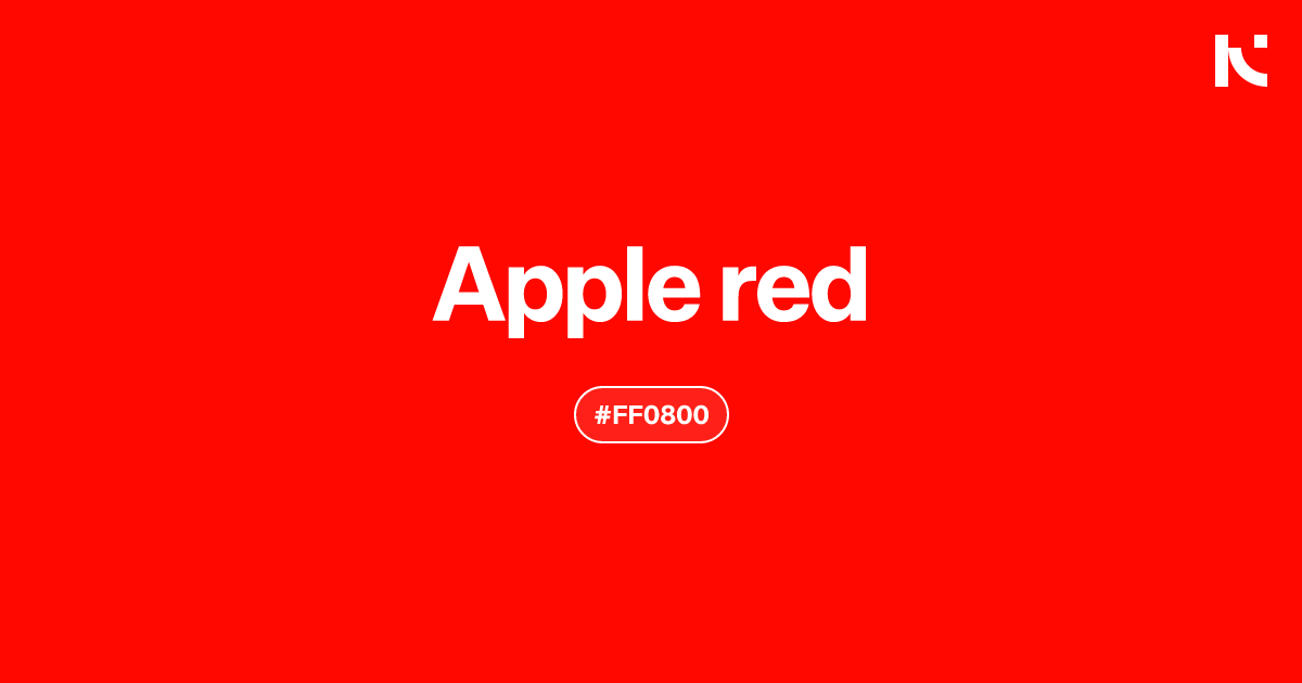 Apple red | color meaning, hex code, palettes, images