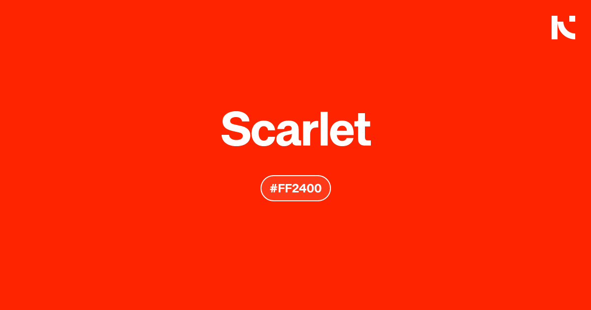 Scarlet | color meaning, hex code, palettes, images