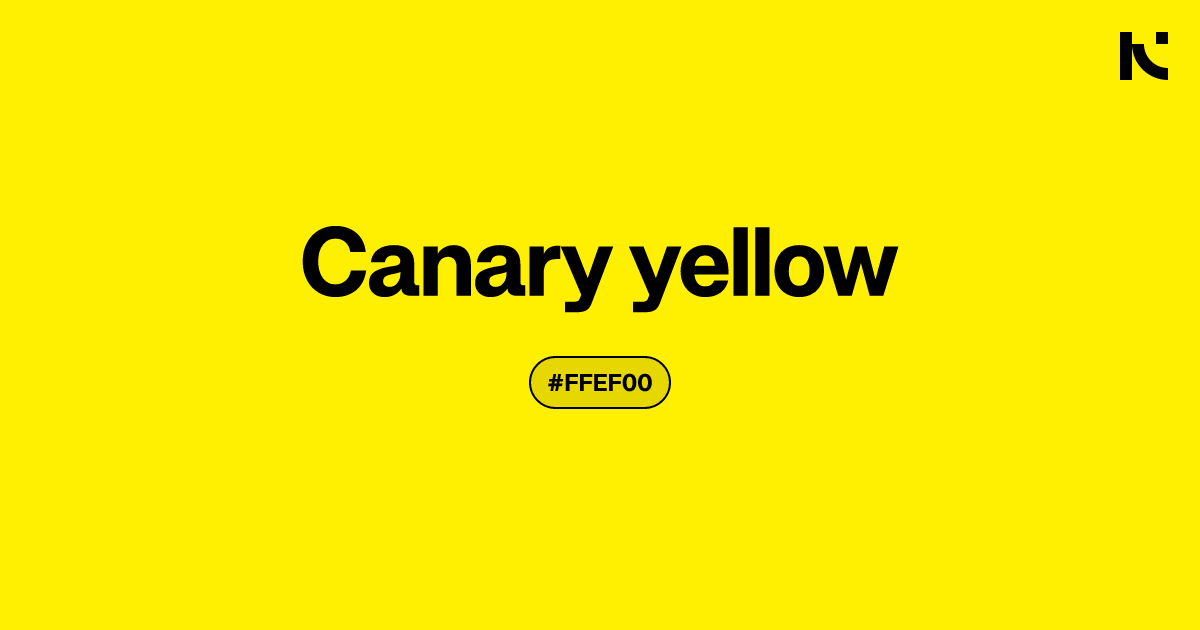 Canary yellow | color meaning, hex code, palettes, images